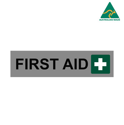 First Aid Vinyl Decal Sticker Sign 22 cm x 5.6 cm | eBay