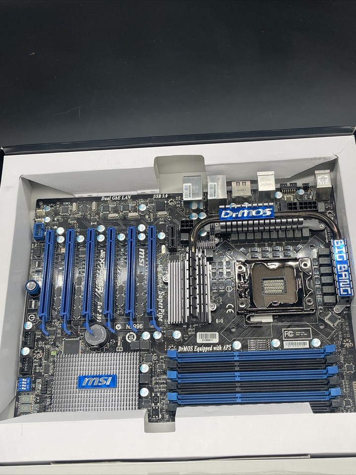 BIG BANG - XPOWER MS-7666 v1.1 Intel X58 ATX Motherboard W/ I7 ...