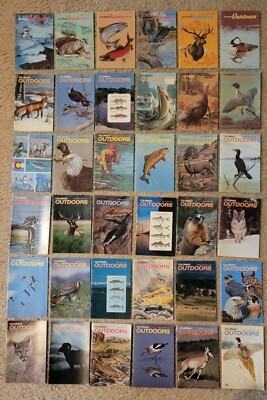 COLORADO OUTDOORS magazines. 1980-1985 COMPLETE. 36 issues. LIKE NEW ...