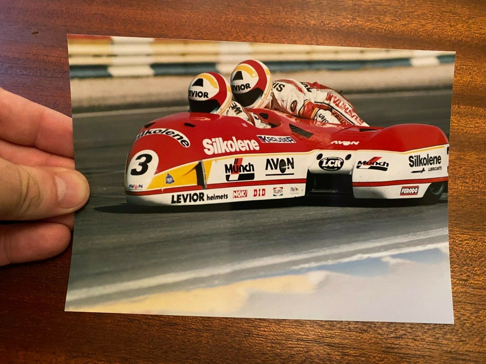 Vintage Press Photograph Steve Webster & Gavin Simmons Motorcycle ...