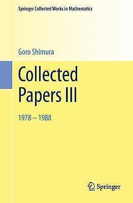 Springer Collected Works in Mathematics Ser.: Collected Papers Vol. 3 : ...