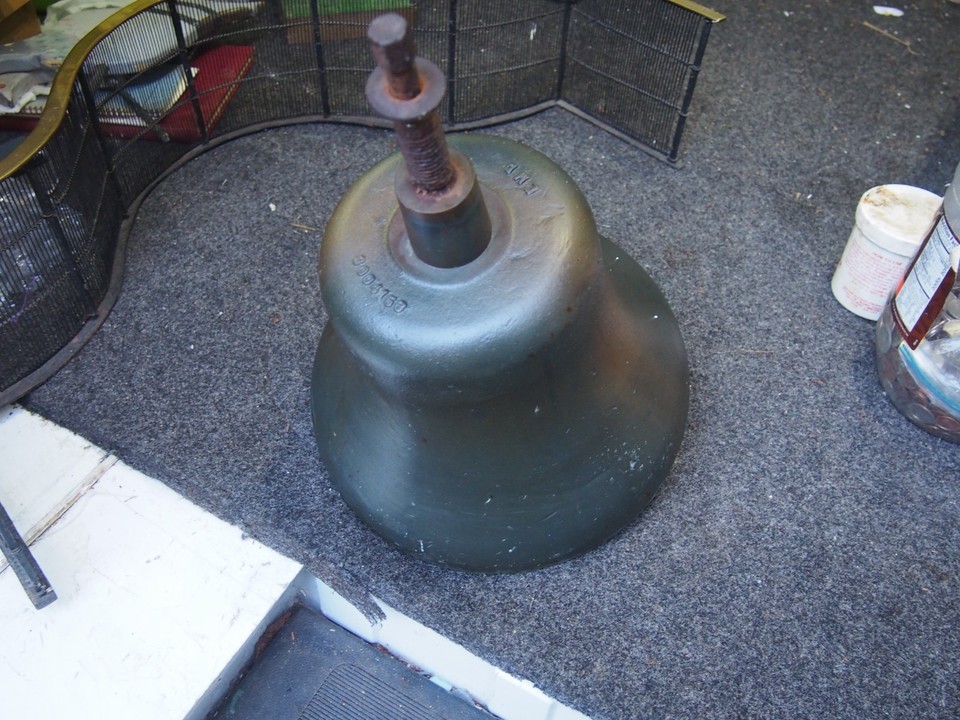 1950's EMD BRONZE LOCOMOTIVE BELL 8004156 - 12 In - w/CLAPPER | eBay