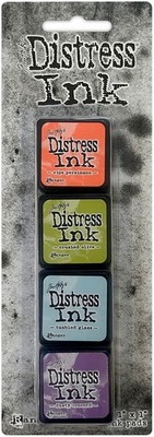 Tim Holtz Distress Mini Ink Pads 4/Pkg-Kit 8 - TDPK-40385 | eBay
