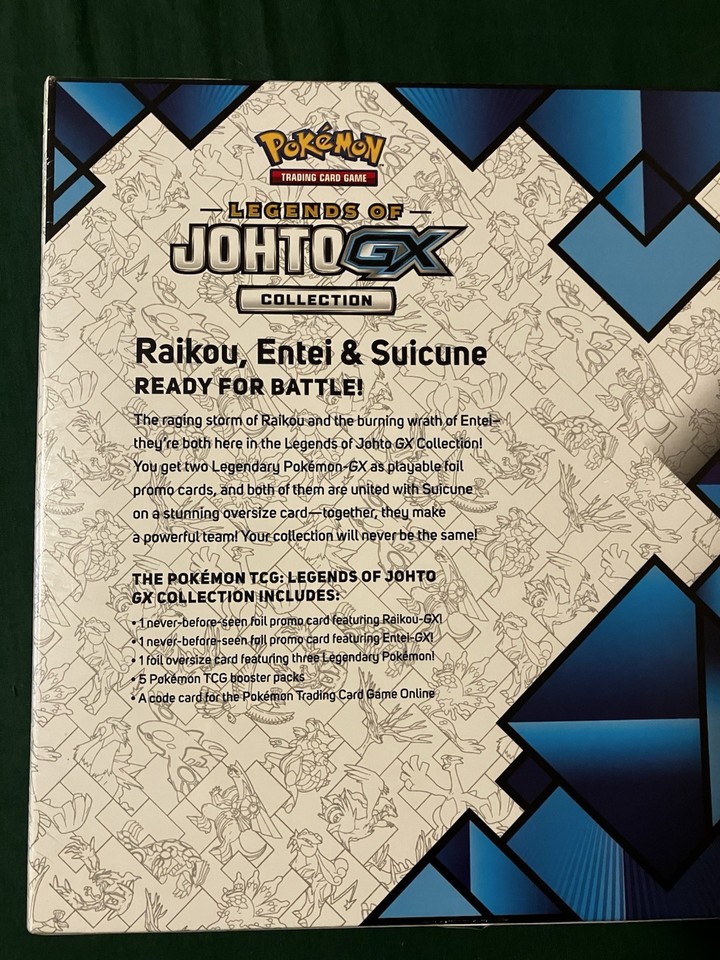 Pokemon Legends of Johto-GX Collection Box Factory Sealed w/ shrink ...
