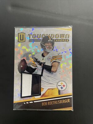 2019 Unparalleled Touchdown Patch Hyper Ben Roethlisberger /25 WHC691 ...