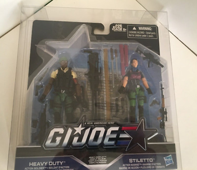GI Joe Heavy Duty & Stiletto Heavy Conflict 2-Pack 50th Anniversary ...
