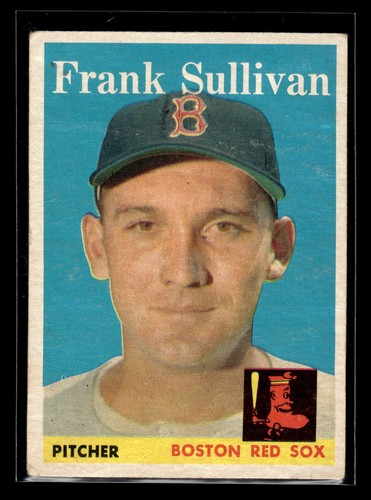 1958 Topps 18 Frank Sullivan Vg Ex Boston Red Sox Ebay
