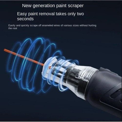 Wireless Rechargeable Enamelled Wire Scraper Scraping Machine Stripping ...