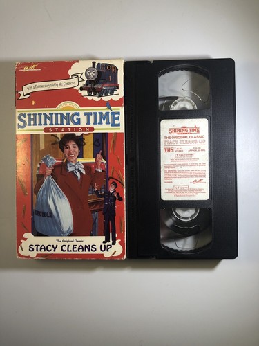 SHINING TIME STATION~STACY CLEANS(VHS 1993)GEORGE CARLIN-TESTED-RARE ...