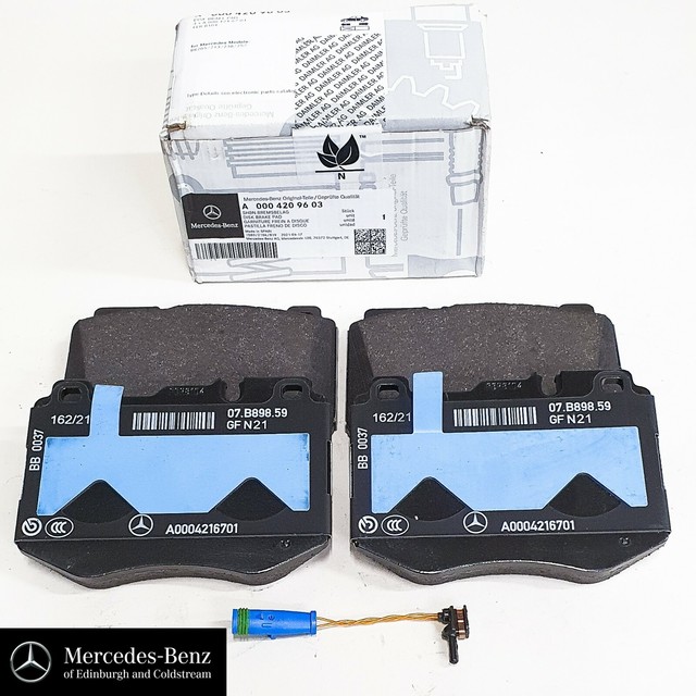 MERCEDES-BENZ C W205 Front Wheel Brake Pad Set A0004209603 GENUINE for ...