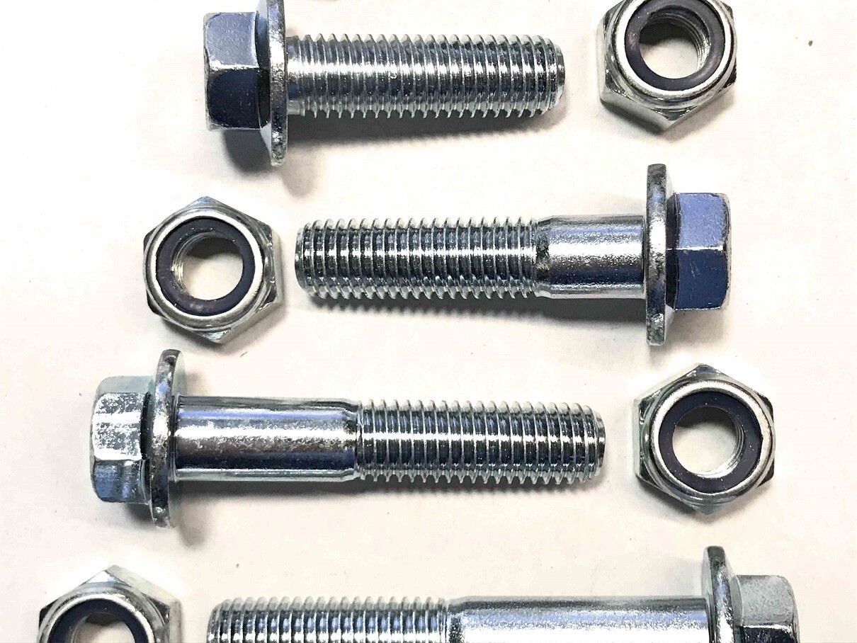 1 Stück Schraube DIN 6921 M12x40 10.9 verzinkt + Mutter M12 Kl.10 DIN ...