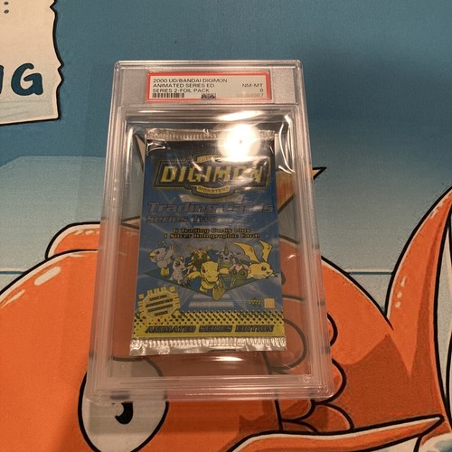PSA 8 Vintage DIGIMON BOOSTER Pack - Animated Series 2 Bandai | eBay