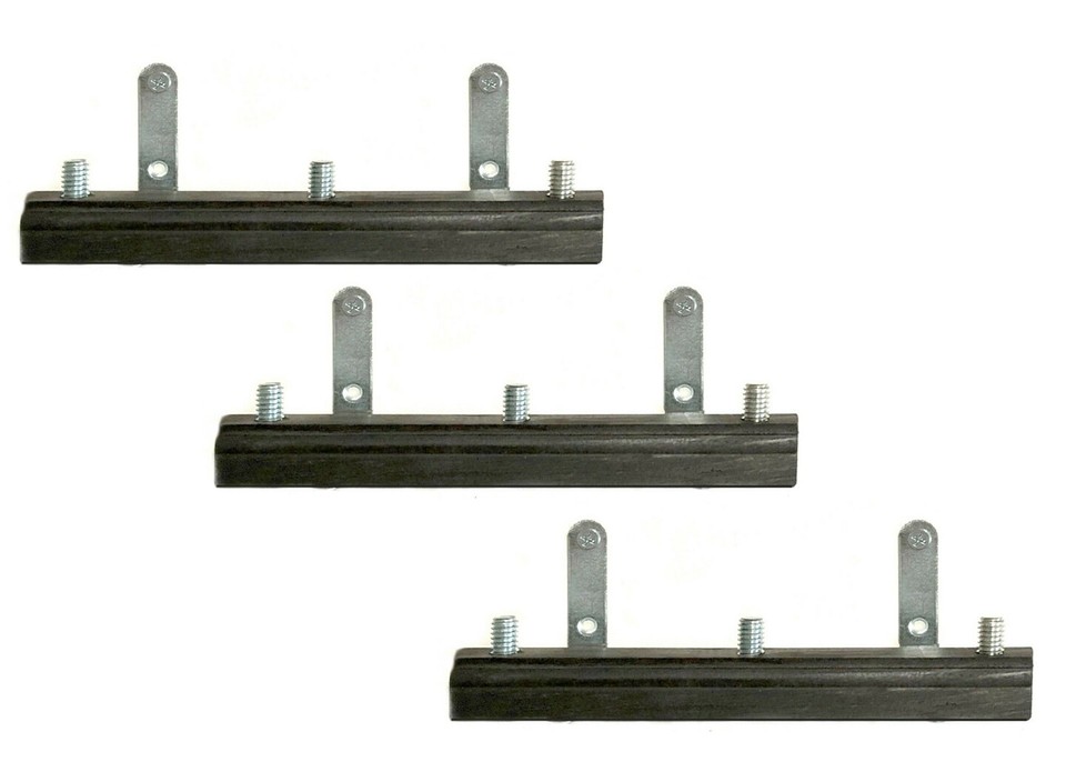 WALL MOUNTED 9 BEER TAP HANDLE DISPLAY LOT OF 3 EACH INCLUDES BRACKETS ...