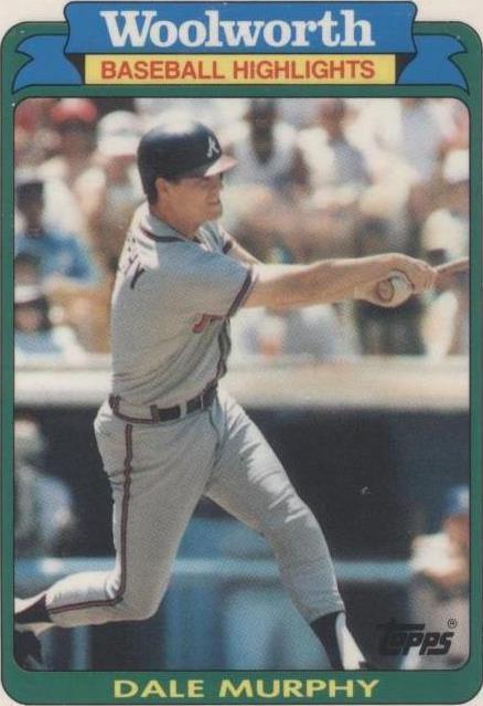 1990 Topps Woolworth Baseball Highlights - Dale Murphy #15 for sale ...