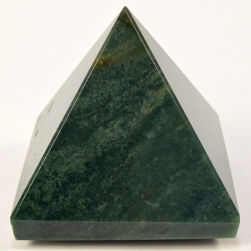 2.5 " Vert Mousse Agate Pyramide Cristal Naturel Calcédoine Minérale ...