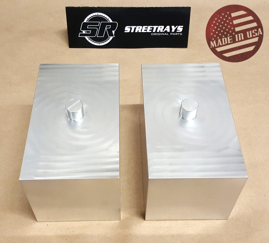 StreetRays 99-22 Ford F250 3" Rear Lift Blocks SuperDuty Kit 2WD & 4WD ...