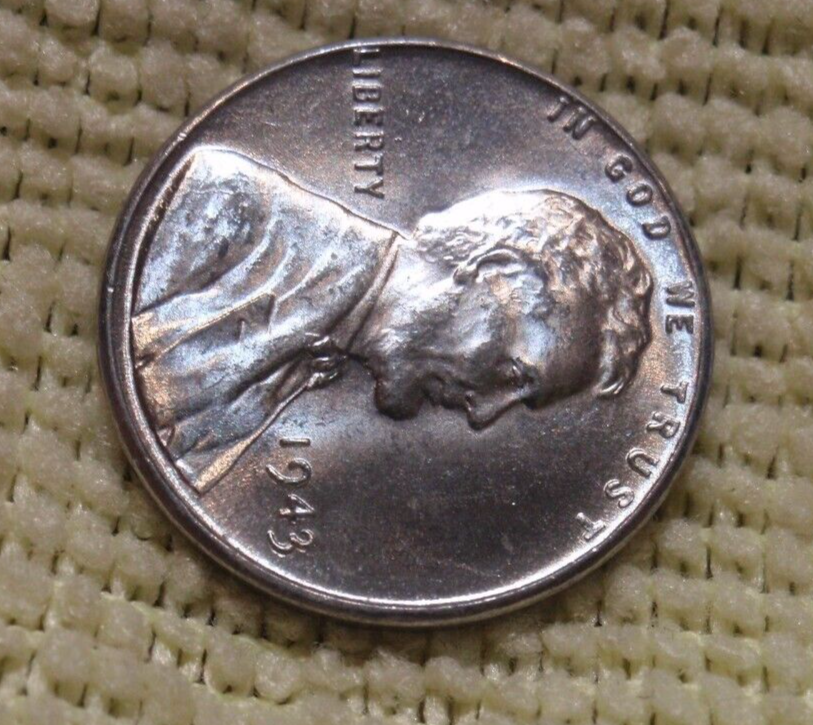 WW2 Penny 1943 P Lincoln Wheat Cent Original Gem BU Steel Cent WWII | eBay