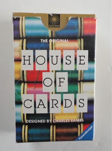 1986 Mint In Box The Original House Of Cards Eames MoMA Ravensburger 54 ...
