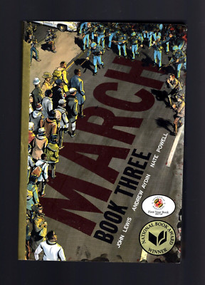 March : Book Three by John Lewis Graphic Novel, Trade Paperback New ...