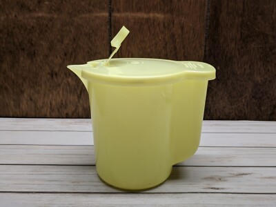 Vintage 40oz Yellow Tupperware Creamer / Milk Pitcher 131-2, 625-6 | eBay