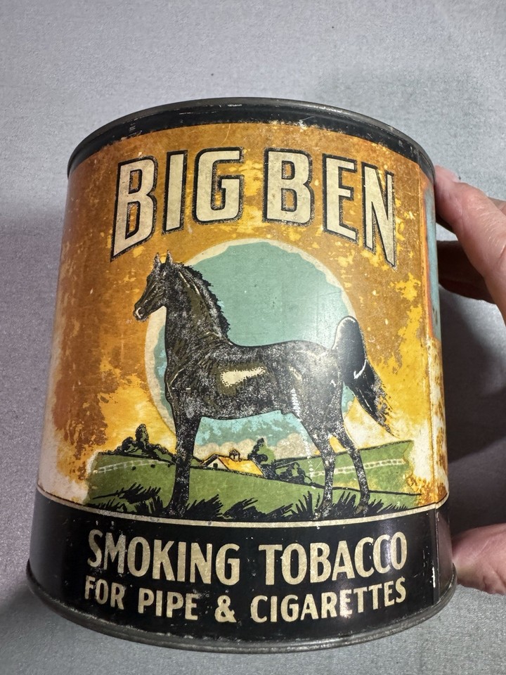 Big Ben Tin Smoking Tobacco for Pipe & Cigarettes Vintage Empty | eBay