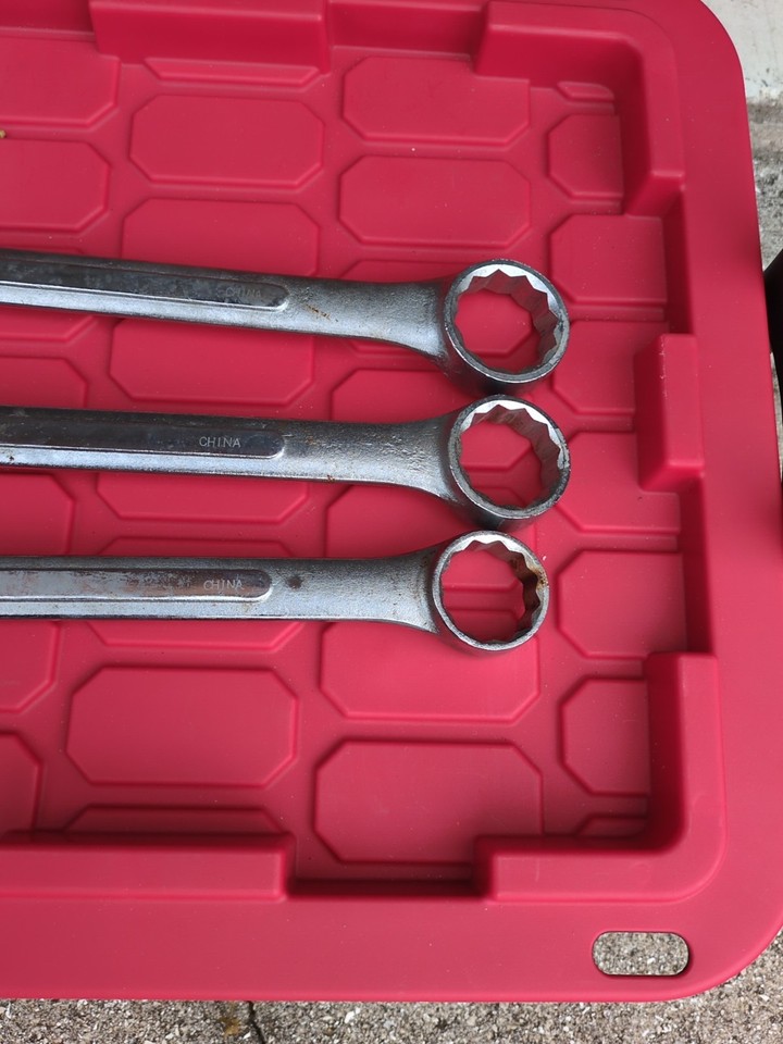 Jumbo Wrench Set- 3 Combination Wrenches | eBay