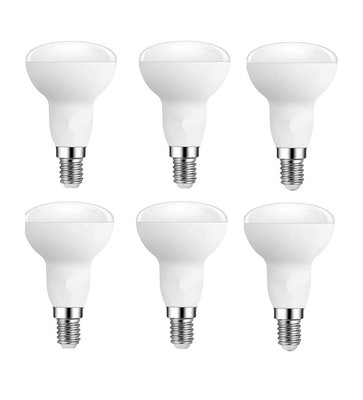 6 x Reflector R50 E14 Light Bulb 5W LED SpotLight 470LM SES Small ...