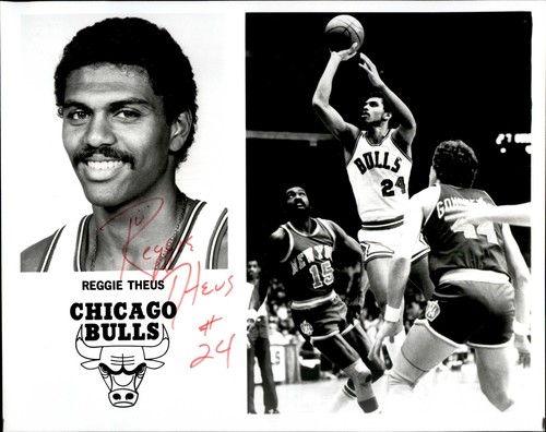 Reggie Theus Signed Team Issued Press 8x10 Photo New Jersey Nets ...