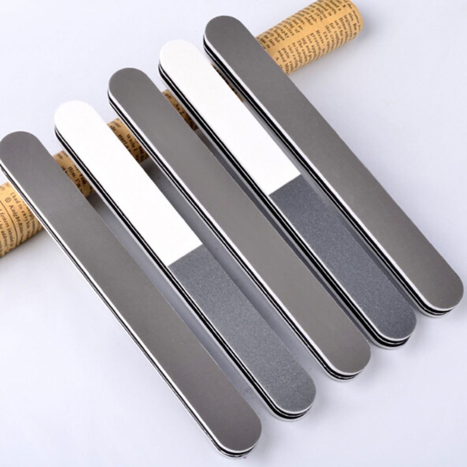 5 Pcs Double Sided Emery Board Buffers Sanding Blocks For Finger Care ...