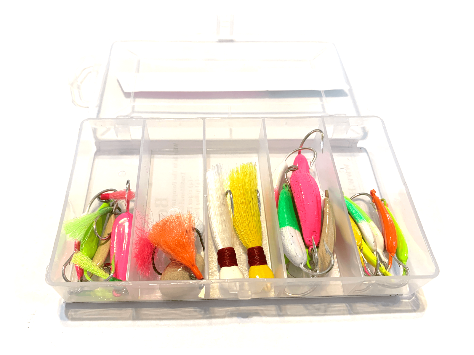 NEW 24 Piece Pompano Jig Box with Pompano Goofy Jigs teasers, & rigs ...