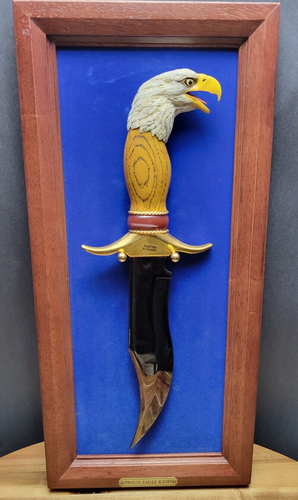Eagle Knife Franklin Mint Ray Beers Proud Eagle Knife Knife With Display | eBay