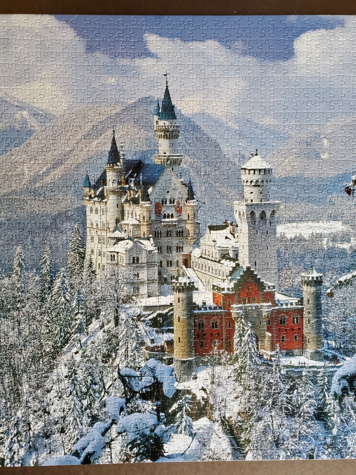 Buffalo Games 2000 Piece Jigsaw Puzzle "Winter At Neuschwanstein Castle ...