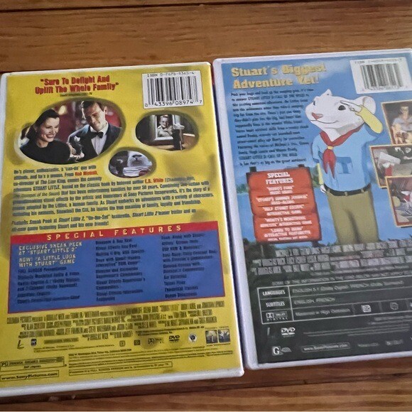 STUART LITTLE DVDs Set of 2 MOVIES | eBay