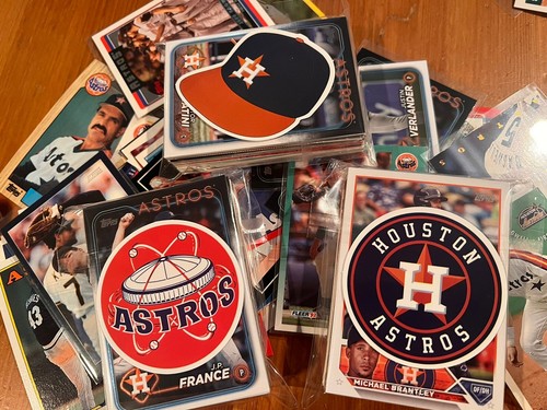 Lot of 50 Houston Astros Baseball Cards; Rookies, Current, Throwback ...