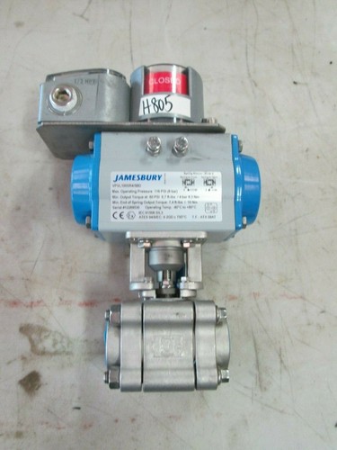 Jamesbury S/S Ball Valve W/Pneumatic Actuator & Eclipse Positioner 1 ...
