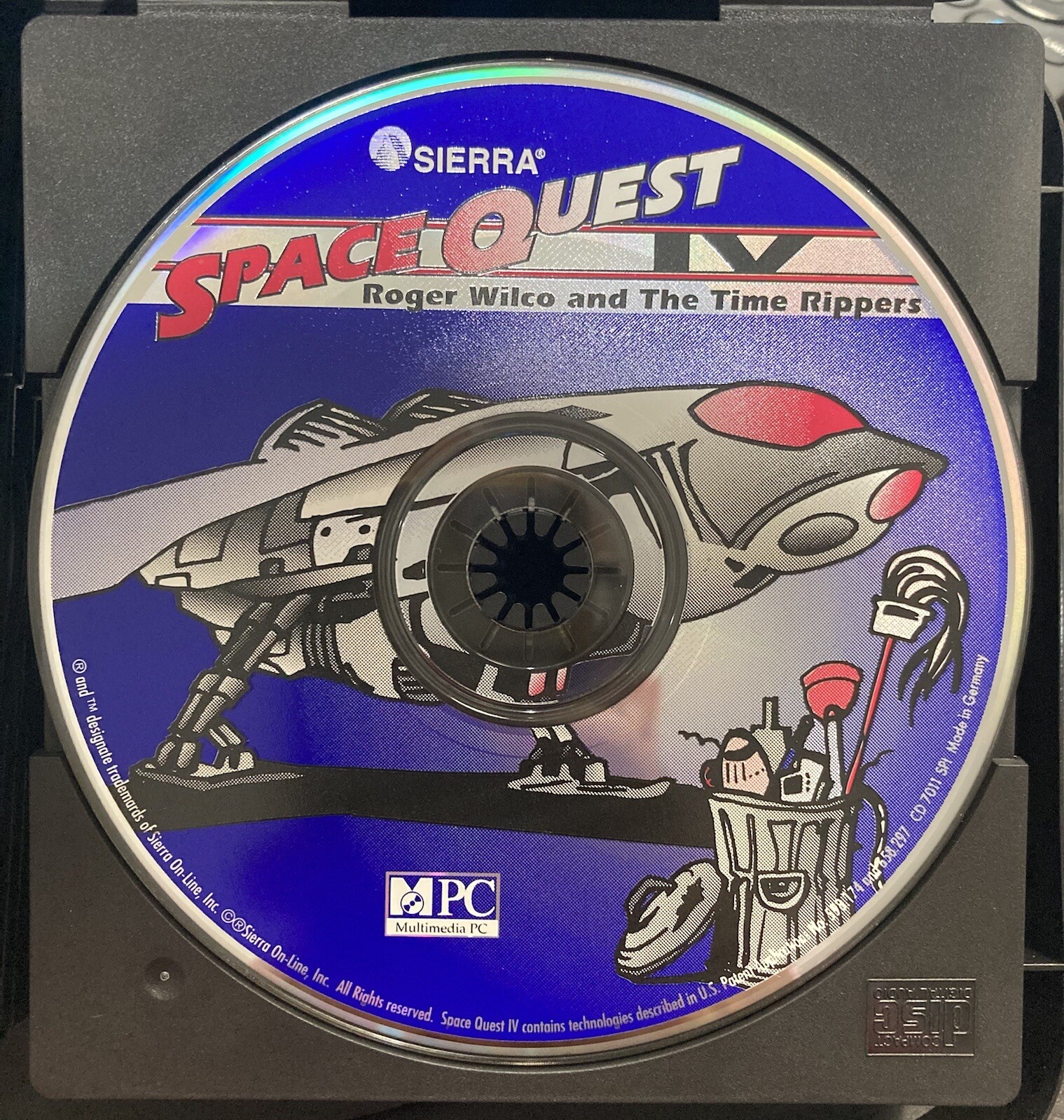 Space Quest 4 Roger Wilco and the Time Rippers Sierra PC Game CD | eBay