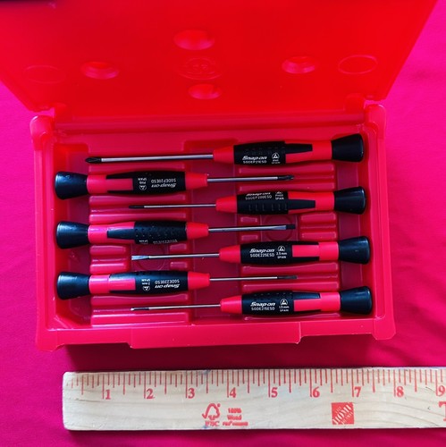 Snap-on 7 PC Electronic Miniature Screwdriver Set SGDE70 for sale ...