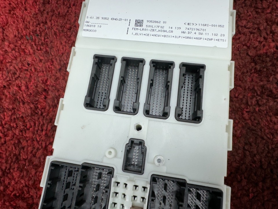 BMW F30 F23 F32 FRONT ELECTRONIC FUSE RELAY DOMAIN BODY CONTROL MODULE ...