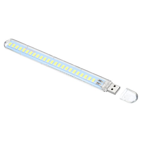 USB Night Light Portable Mini LED Lamp Stick with 24 Lamp Beads White ...