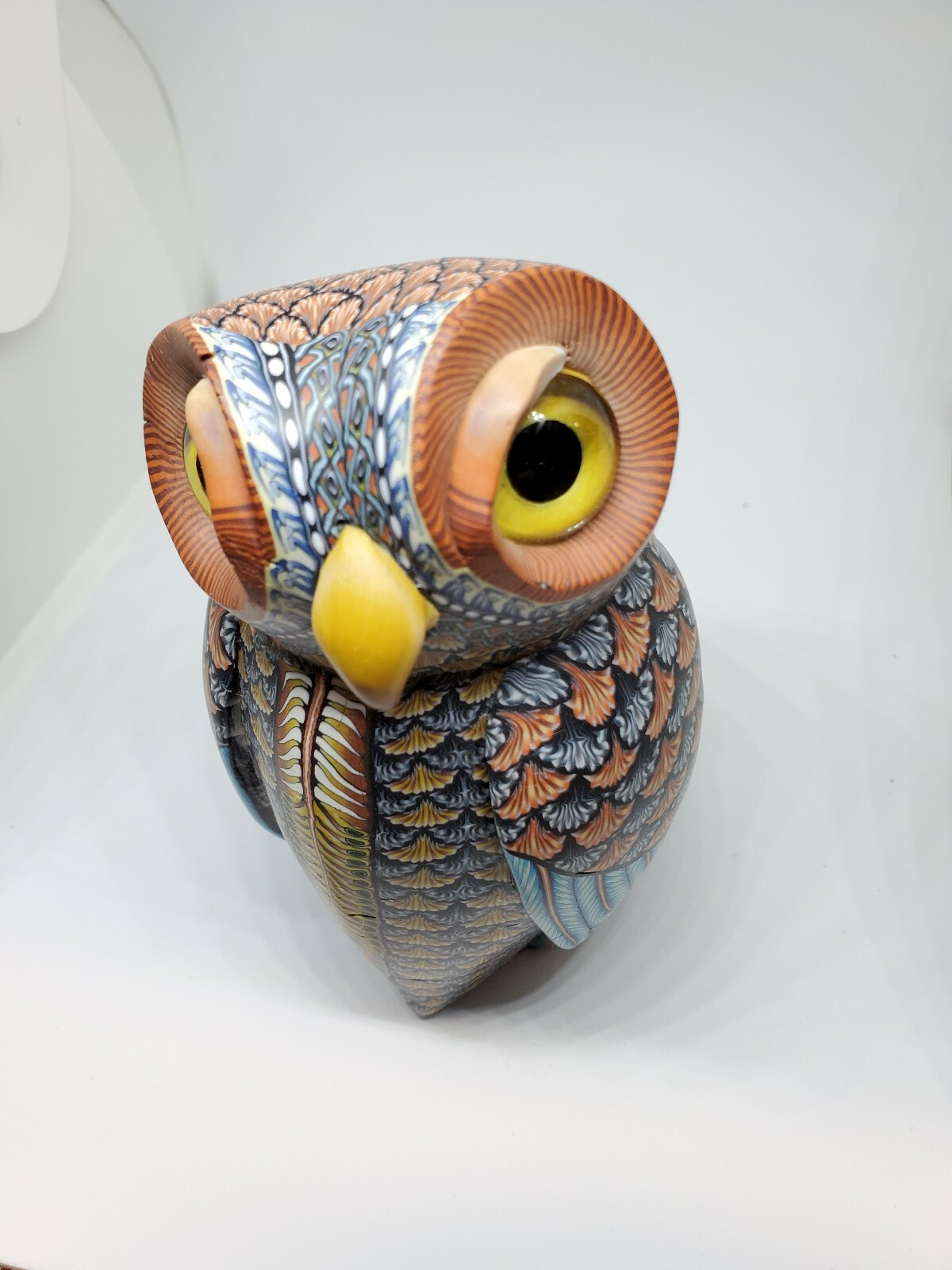 Jon Stuart Anderson Fimo Creations Owl Papa 2016 Brand New In Box | eBay