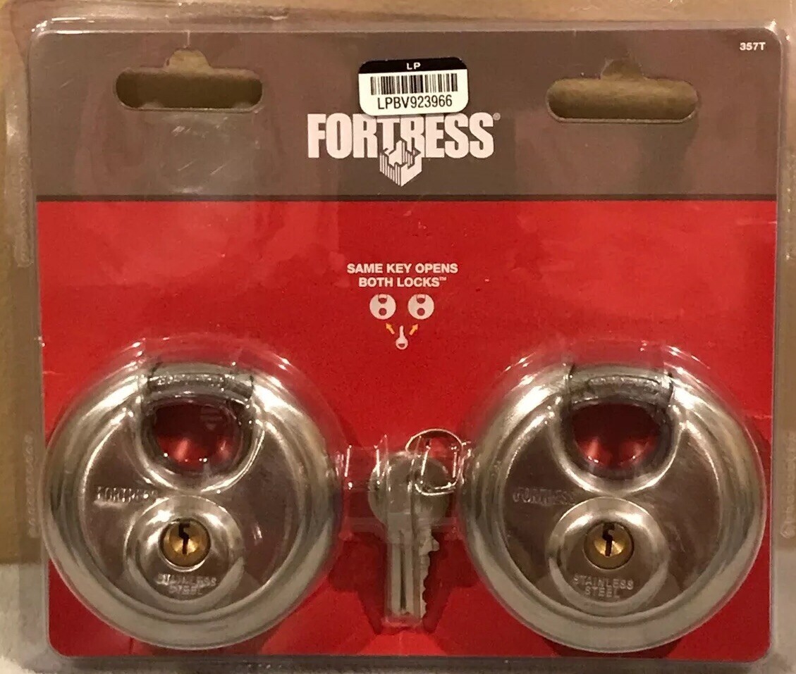Fortress+Padlock+by+Master+Lock+Hardened+Steel+High+Security+2pk for ...