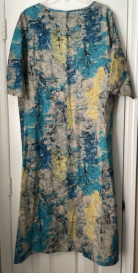 TEMU Ladies Dress-Size XXL (14) TEMU Sizes-3/4 Sleeves-Multicolor | eBay
