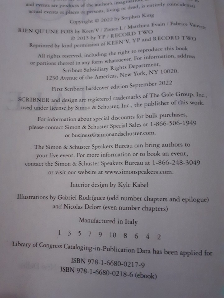 Stephen King Fairy Tale USA illustrated 1st/1st edition | eBay UK