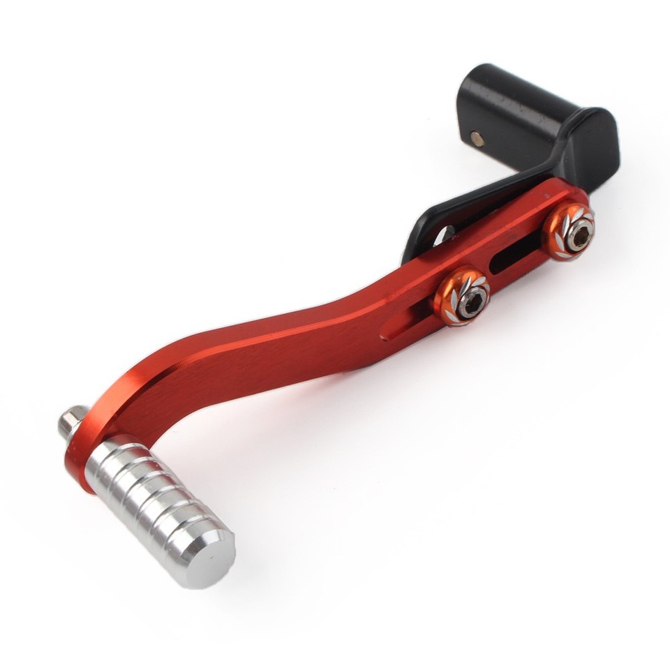 Motorcycle CNC Aluminum Gear Shift Lever Footrest Pedal Shifter Orange ...