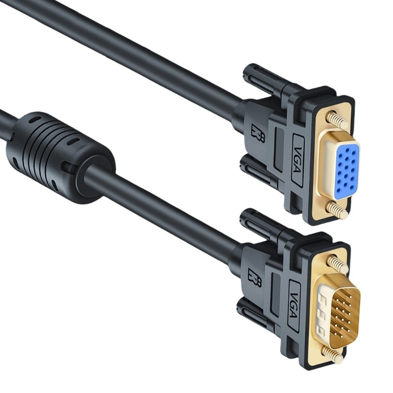Extended VGA Cable VGA Male to Female High Clear Transfer Cable For ...