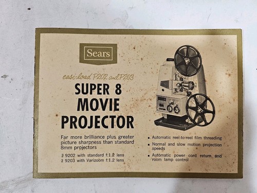 Sears Easi-Load Automatic Super 8MM Projector 584.92020 | eBay