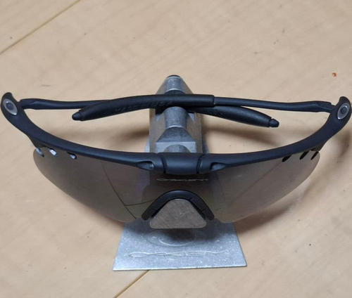 Oakley MAG M-Flame Sunglasses 90s Magnesium Frame Black Used Authentic ...