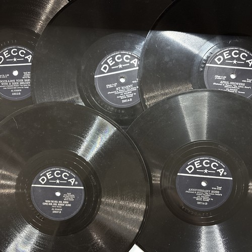 1950's Jazz lot of Al Jolson 5 Shellac discs 78 rpm records Canada ...