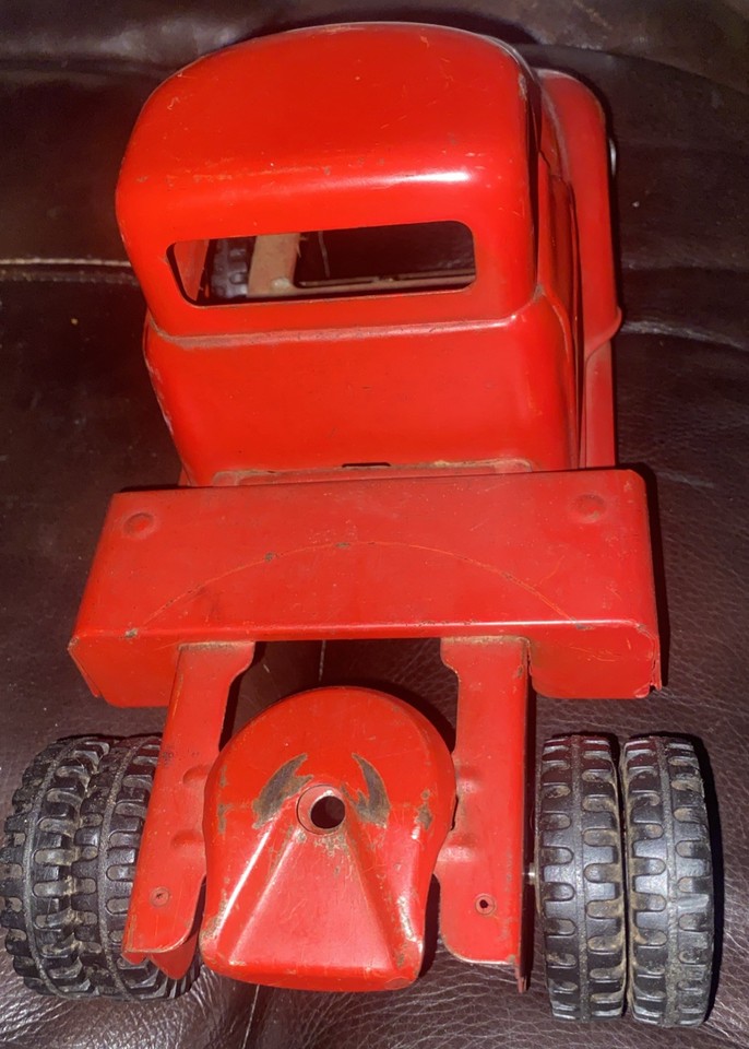 Tonka Logging Semi-Truck 1950's Pressed Steel Good Original Old Toy 24 ...