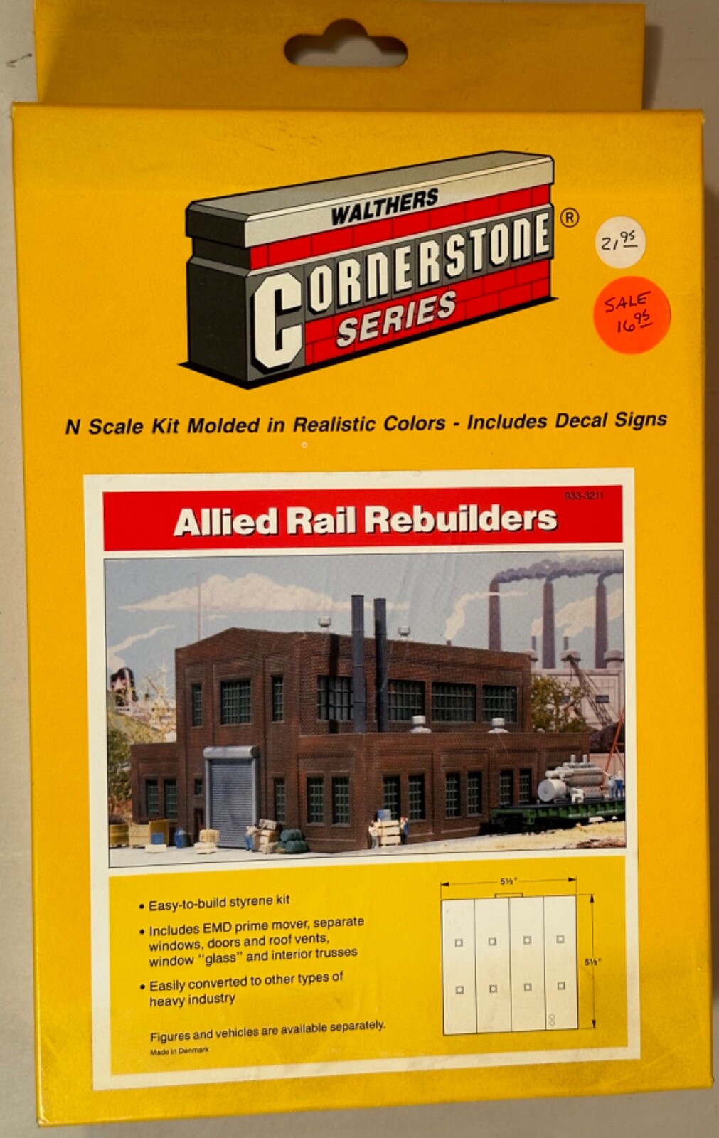 Walthers Cornerstone Series N Scale Allied Rail Rebuilders Diorama Kit ...